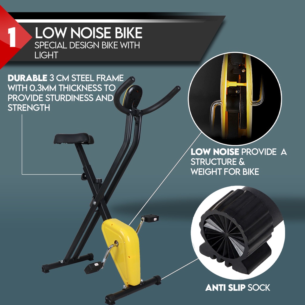 Vigor Fitness Home Fitness Exercise Cardio Bike X-Bike / Senaman ...