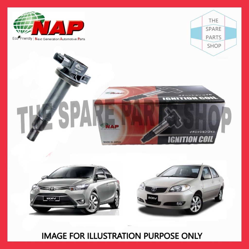 TOYOTA VIOS NCP42 NCP93 NCP150 PRIUS C NHP10 2012~ IGNITION COIL NAP ...