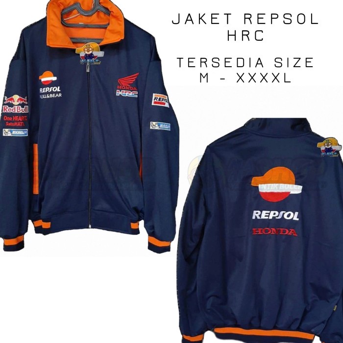 Repsol HRC Team Jacket Full Embroidery - L | Shopee Malaysia