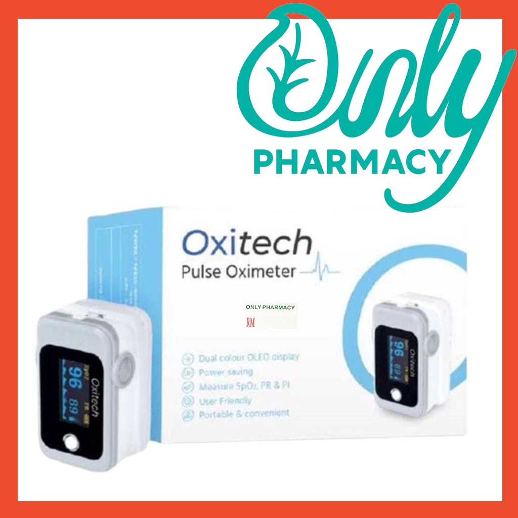 Oxitech Pulse Oximeter with MDA Approved (1 year warranty) | Shopee ...