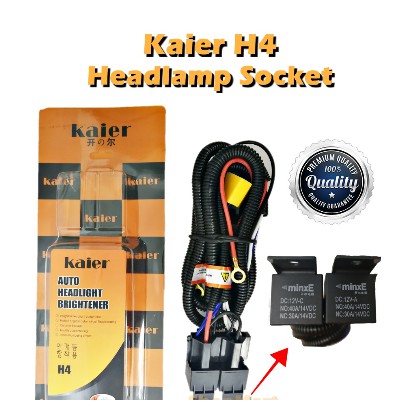 WIRA Universal Car H4 Headlamp Headlight Socket Relay h1 | Shopee Malaysia