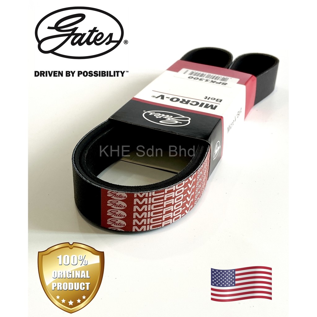 KOMATSU PC220 Jengkaut Excavator Fan Belt - 8PK1700 8PK1725 GATES V ...