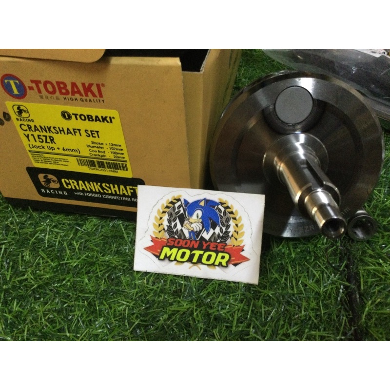 Tobaki Crankshaft Y15/LC135 5S/FZ150Jet UP 6MM Rod 102MM CNC Forged ...
