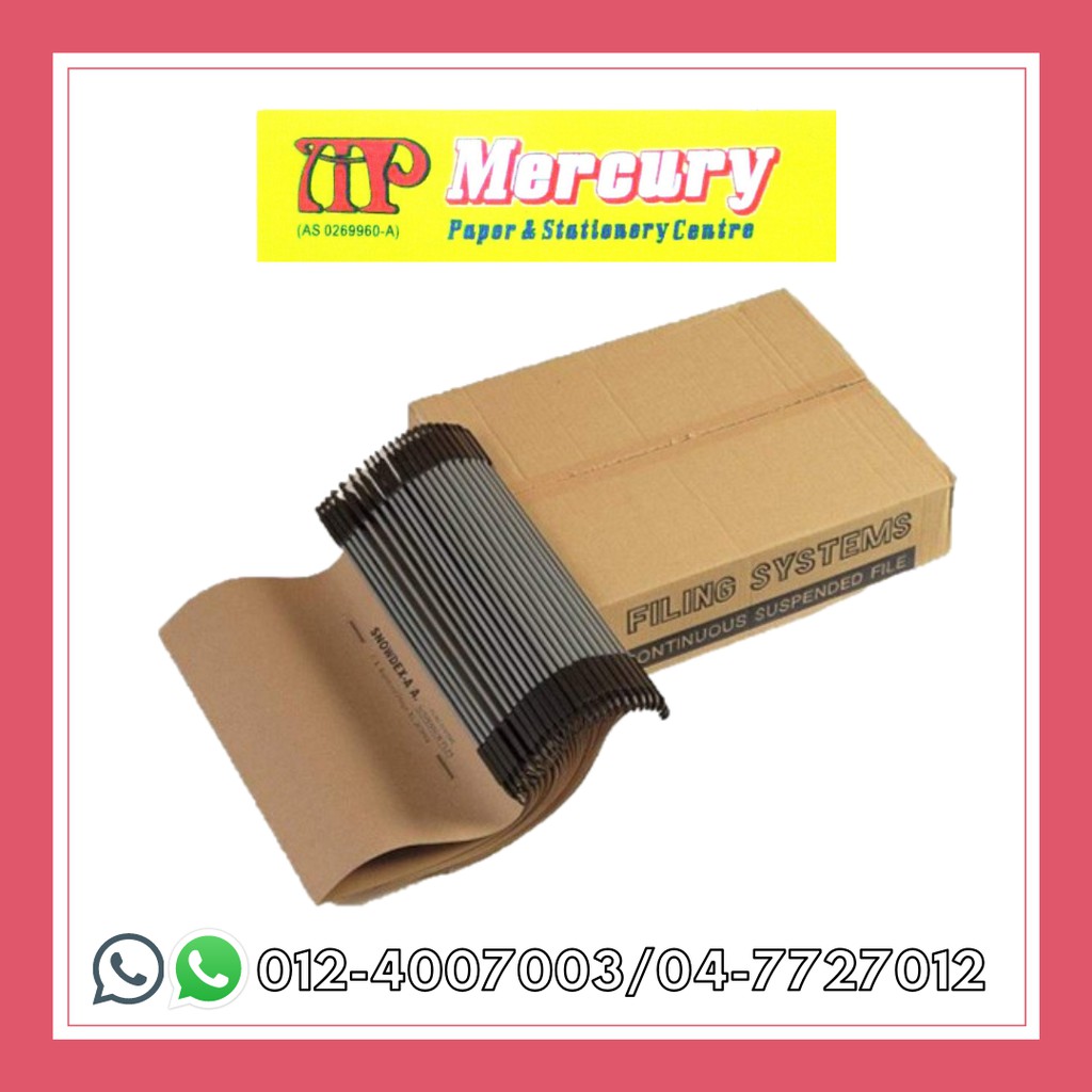 SNOWDEX Filing System Continuous Suspended File 50pcs pocket(box ...