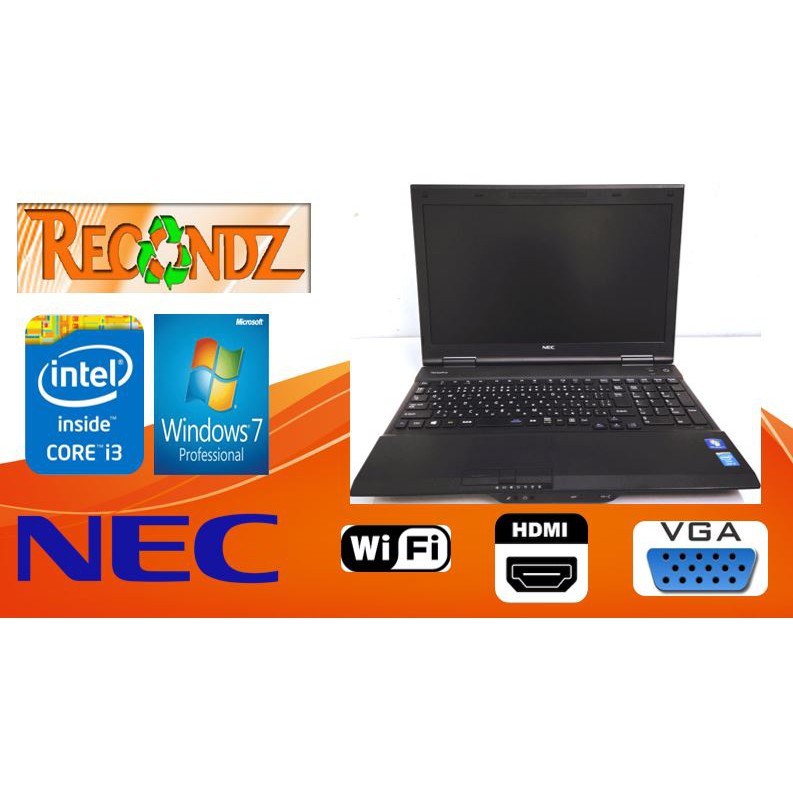 LAPTOP BAJET GAMING DAN STUDENT NEC Laptop VersaPro Intel Core i3 ...