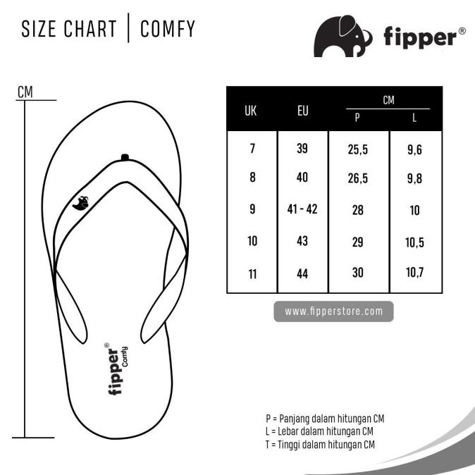 Original Comfy Fipper Sandals for Man / Unisex - Black / Gray (Schist ...