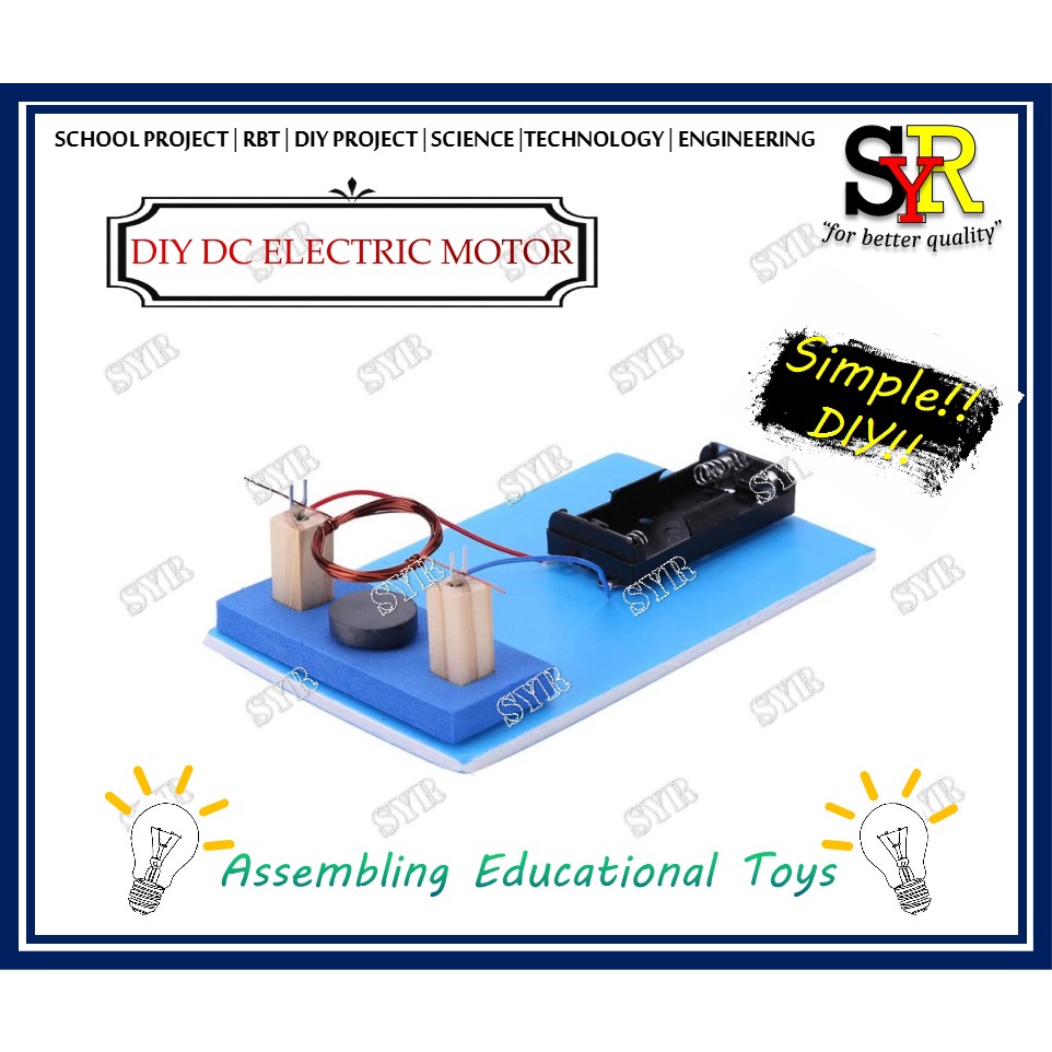 NEW!! DIY DC Electric Motor Science School Project RBT Primary School ...