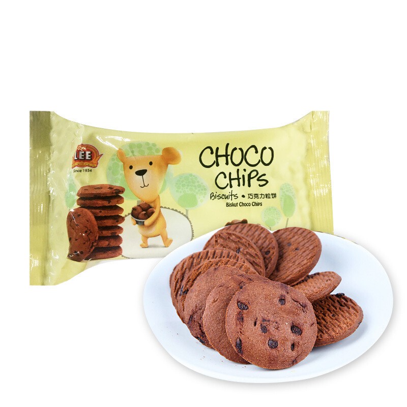 [BFD] Lee Biscuit Choco Chips (Choco/BlackCurrant) 70gm - Small Pack ...