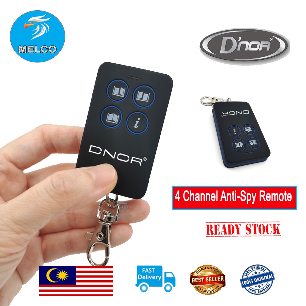 Dnor 4 Channel REMOTE CONTROL PERMIUM ANTI-SPY, A4 REMOTE CONTROL ( 4 ...