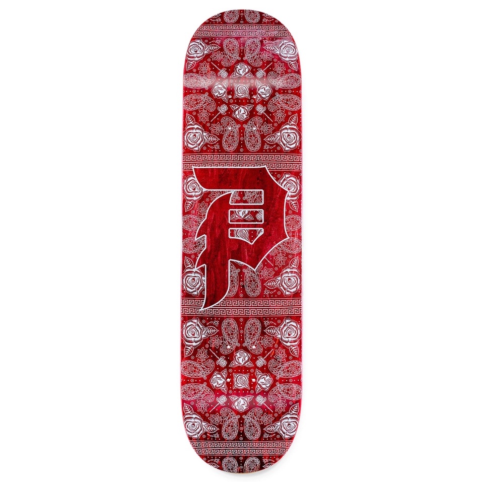 [CLEARANCE] Primitive Dirty P Paisley Red 8.0" x 31.75" Skateboard Deck ...