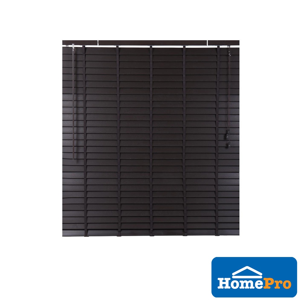 HomePro HLS Sun Strip Blind Faux Wood PVC W120xH130CM DarkBrown ...