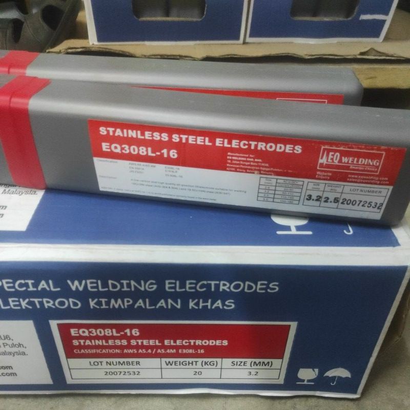 EQ Welding EQ308L-16 STAINLESS STEEL ELECTRODE / Linde mox ss308L-16 ...