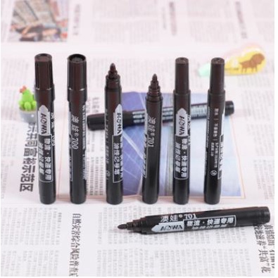 Aowa Marker Waterproof Pen Thick Pen Black Pen | Shopee Malaysia