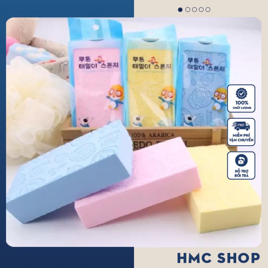 Pororo Korean bath sponge, super clean sponge | Shopee Malaysia