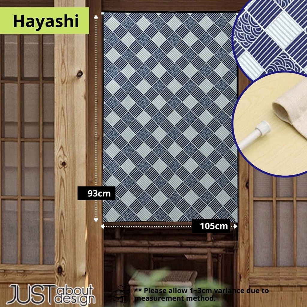 Langsir Dapur Pintu FabricTirai Pintu Door Curtain Japanese Kitchen ...