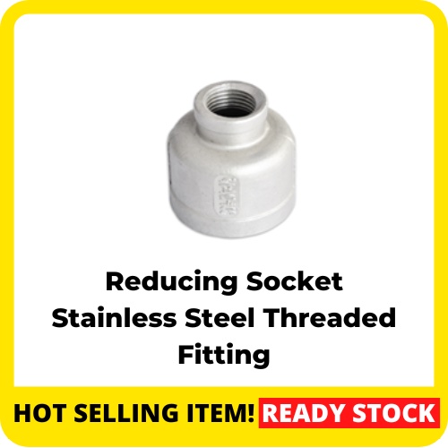 Reducing Socket Stainless Steel SUS304 Threaded Fitting ( BSPT ...
