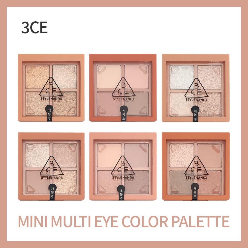 [3CE] Mini multi eye color palette / eyeshadow | Shopee Malaysia