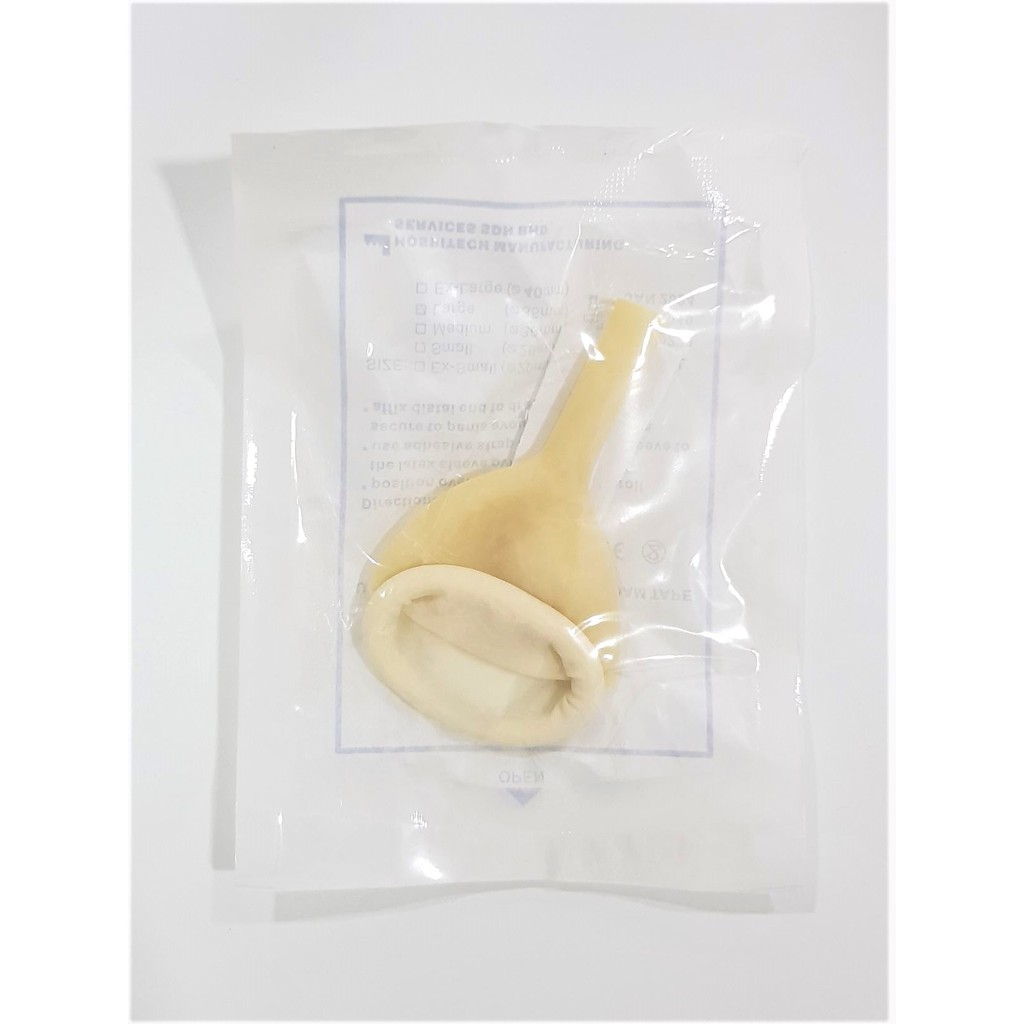 URIDROP (MALE EXTERNAL CATHETER) WITH DOUBLE SIDED FOAM TAPE 1'S ...