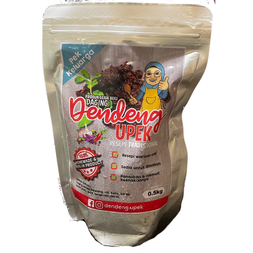 Dendeng Upek (Produk Sejuk Beku Daging, Resepi Tradisional) | Shopee ...