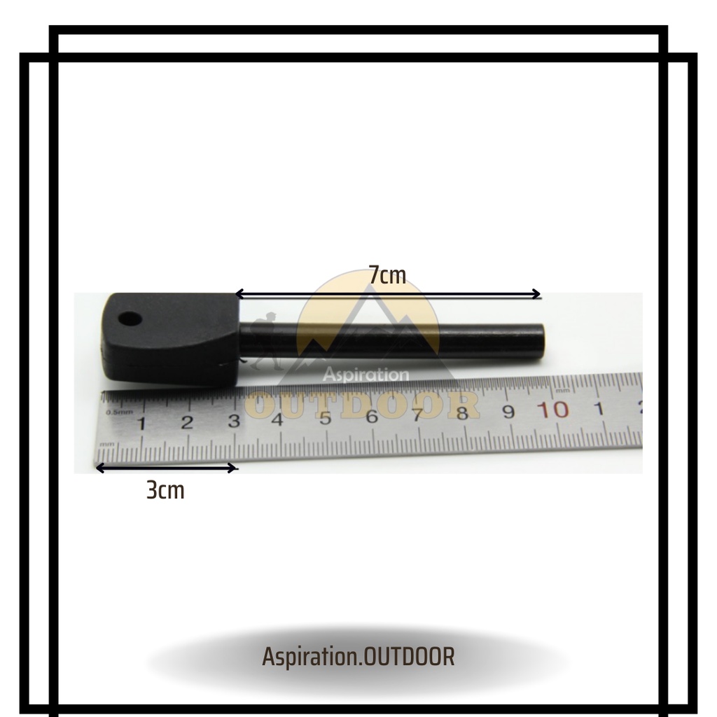 Fire Starter Emergency Whistle Box Set Outdoor Survive Flint Ruler ...