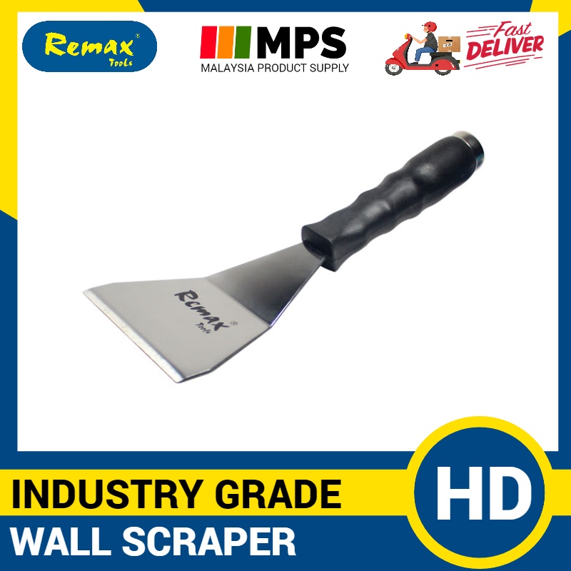 REMAX STAINLESS STEEL WALL SCRAPER (3" and 4") WITH COMFORT HANDLE ...