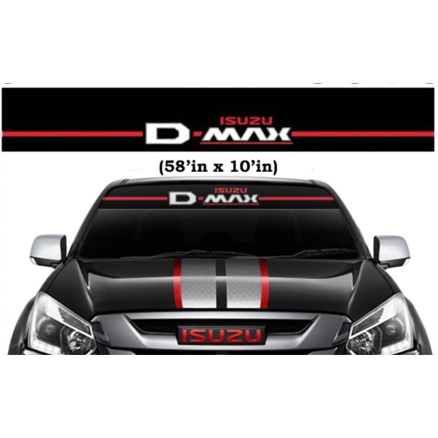 Isuzu DMAX Front Windscreen Windshield Window Sticker | Shopee Malaysia