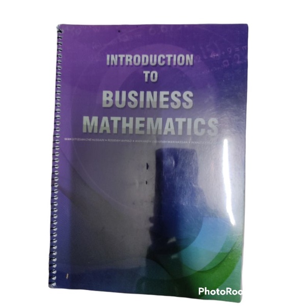 Business Mathematics textbook for Uitm Students | Shopee Malaysia