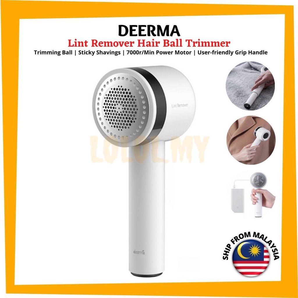 Deerma Lint Remover Clothes Hair Ball Remover Sweater Clothing Knitwear ...