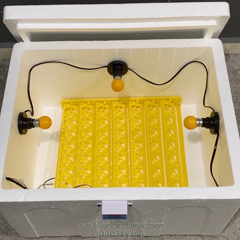 Automatic Inkubator Incubator Mesin Penetasan Telur Puyuh Ayam Itik Angsa 56 Biji