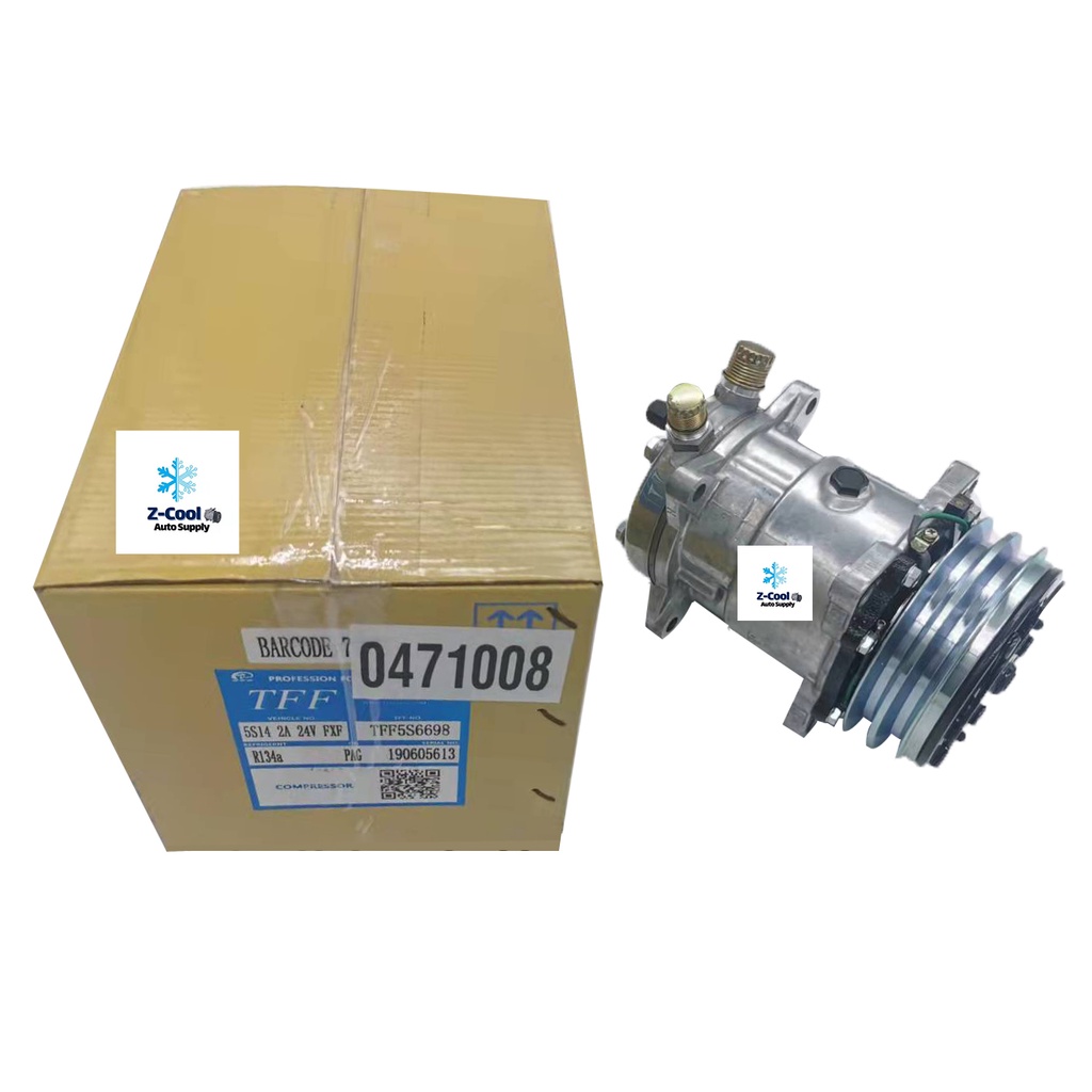Aircond Compressor New China Universal 508 ( F ) 24V 5S | Shopee Malaysia