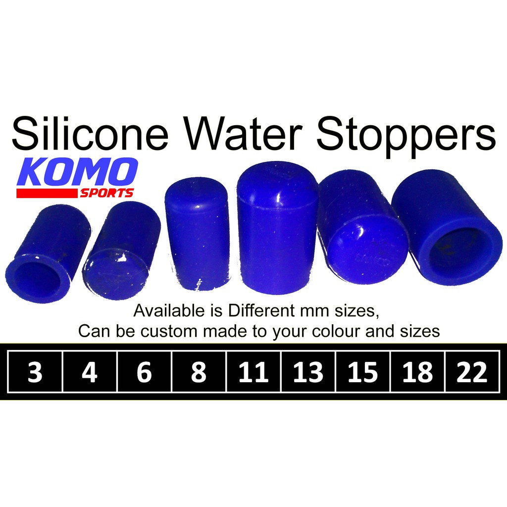 Silicone Water Stopper 3mm 8mm 11mm 18mm 22mm | Shopee Malaysia