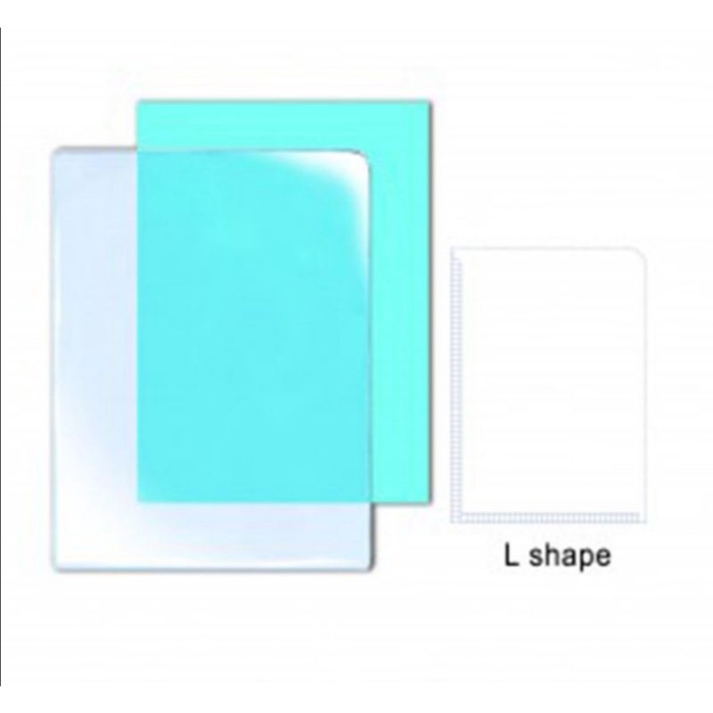 A4 Pvc clear plastic folder L shape | Shopee Malaysia