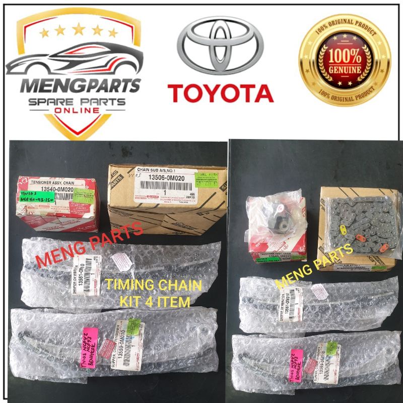 ORIGINAL TOYOTA VIOS NCP42,NCP93,NCP150 1NZ 2003Y-2015Y TIMING CHAIN ...