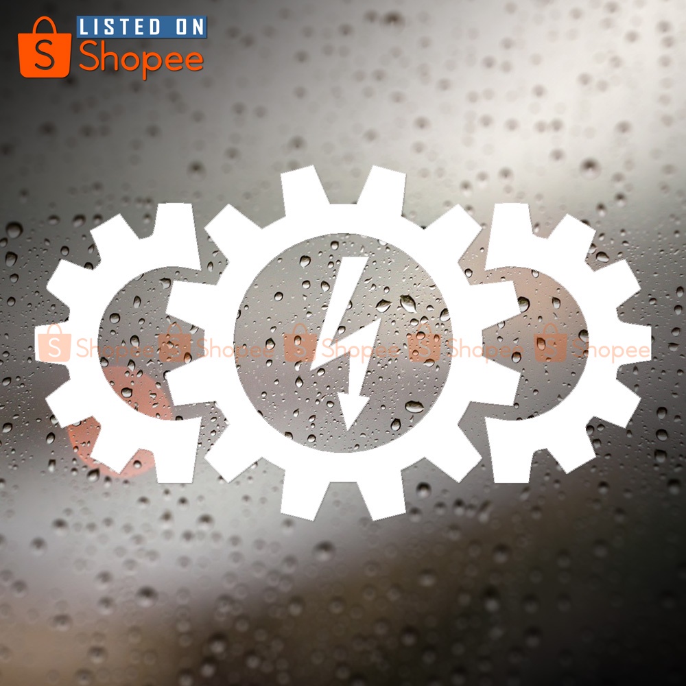 Sticker | (1) Electrical Engineering | Weather Proof die-cut decals ...