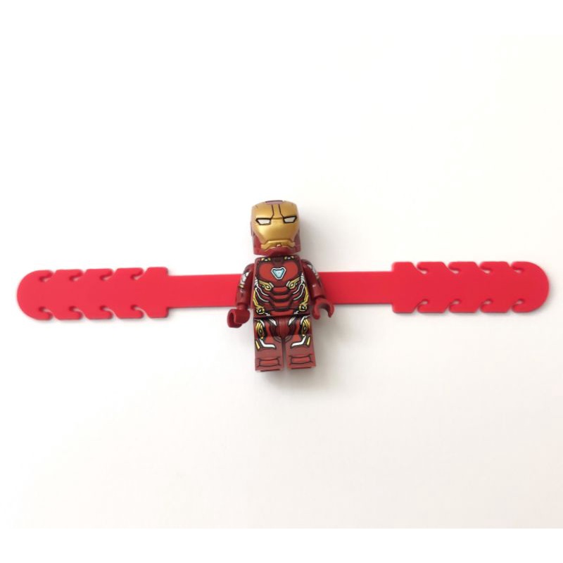 Iron Man Minifigure Mask Extender 14cm penyambung pelitup muka ...