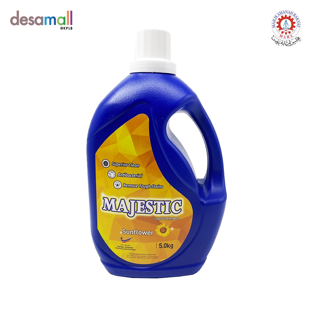 MAJESTIC Liquid Detergent - Sunflower (5kg) | Shopee Malaysia