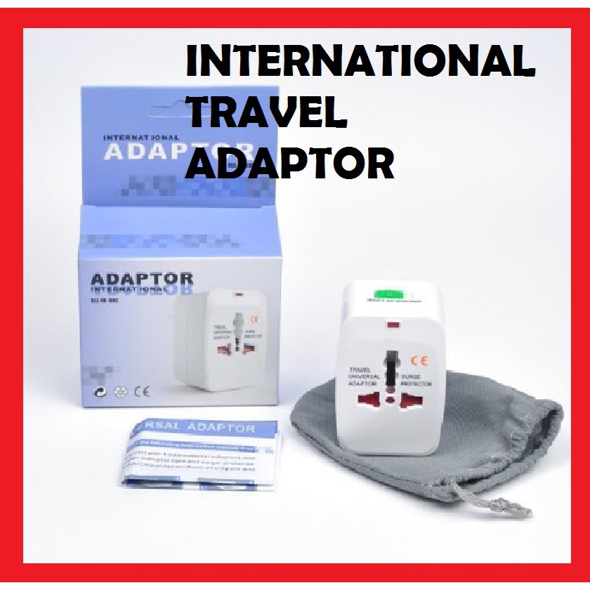 Portable International Travel Adaptor Convertor / Multi-use Travel ...