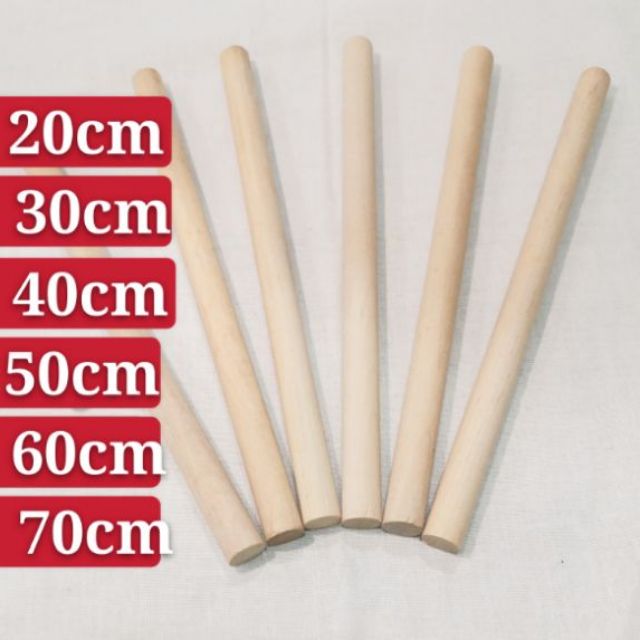 🇲🇾Round wooden stick /Macrame wood stick rod/diy design modeling house ...