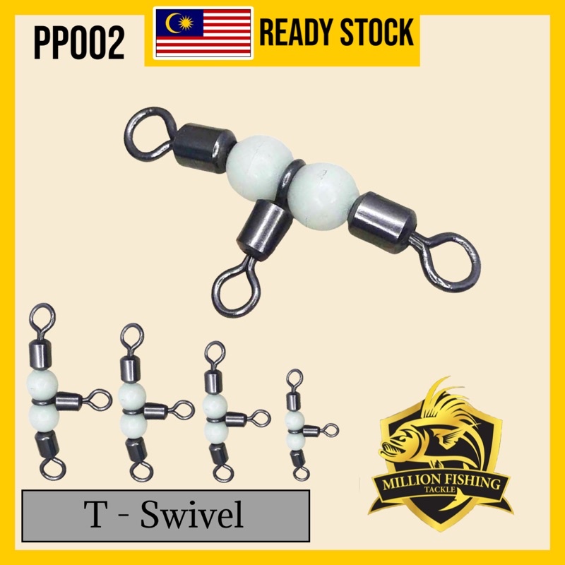 【PP002】Tahan Lasak T-Swivel Heavy Duty Fishing Barrel Bearing Rolling ...