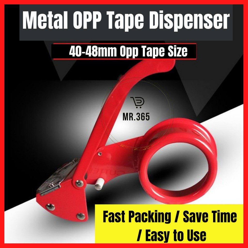 Tape Dispenser 48mm OPP Hand Box Pack Roller Cutter Metal Tape cutter ...