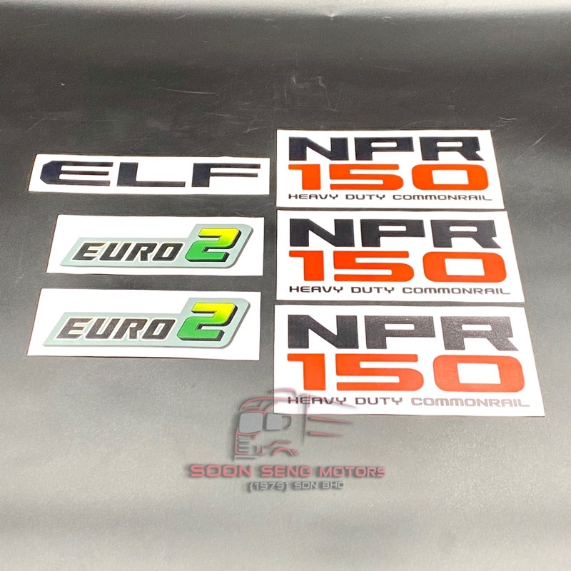 ISUZU NPR 150 STICKER SET FOR MALAYSIA ISUZU NPR75UHH, NPR75UKH ...