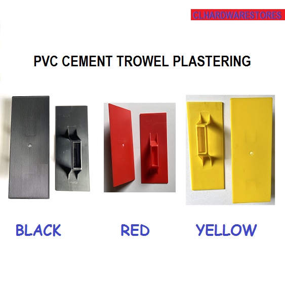 4"x12" PVC Cement Plastering Trowel Sudu Plastik Simen 4segi licin atau ...