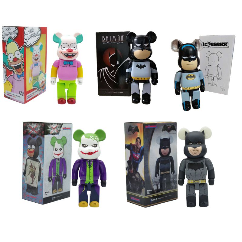 Collectible 400% Bearbrick Building Blocks Bear Toy Action Figure With ...