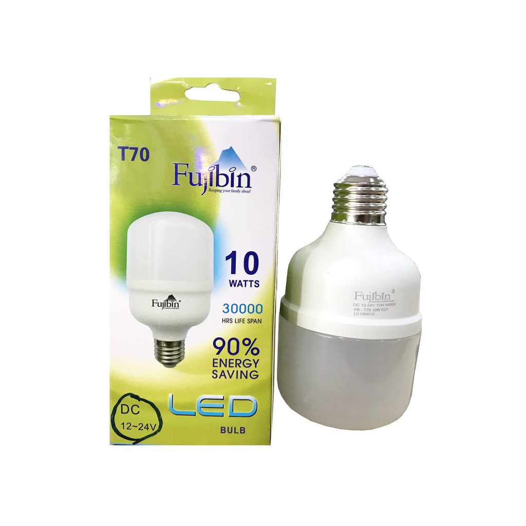 FUJIBIN T70 10W 12-24VDC E27 LED BULB (DAYLIGHT) | Shopee Malaysia