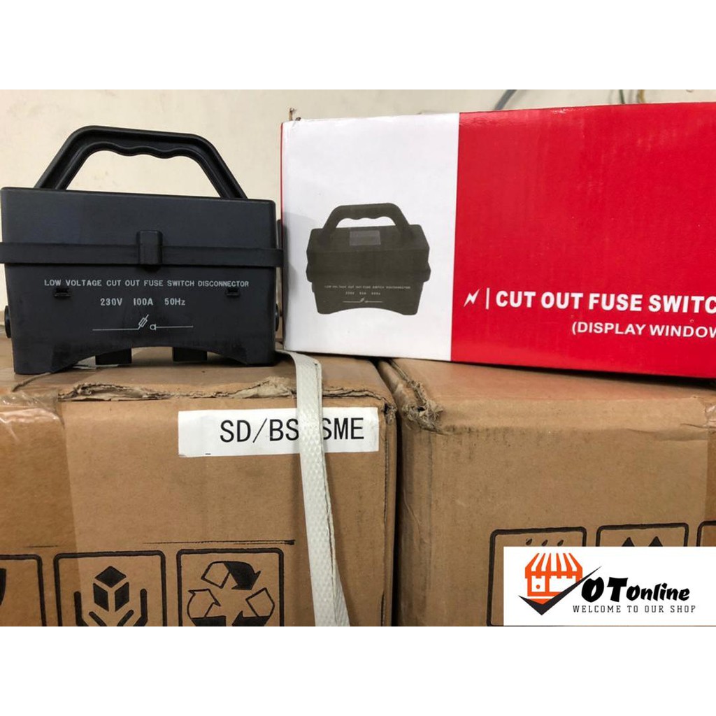 Bahaya 60A~100A Cut Out Unit c/w Blade Type Fuse | Shopee Malaysia