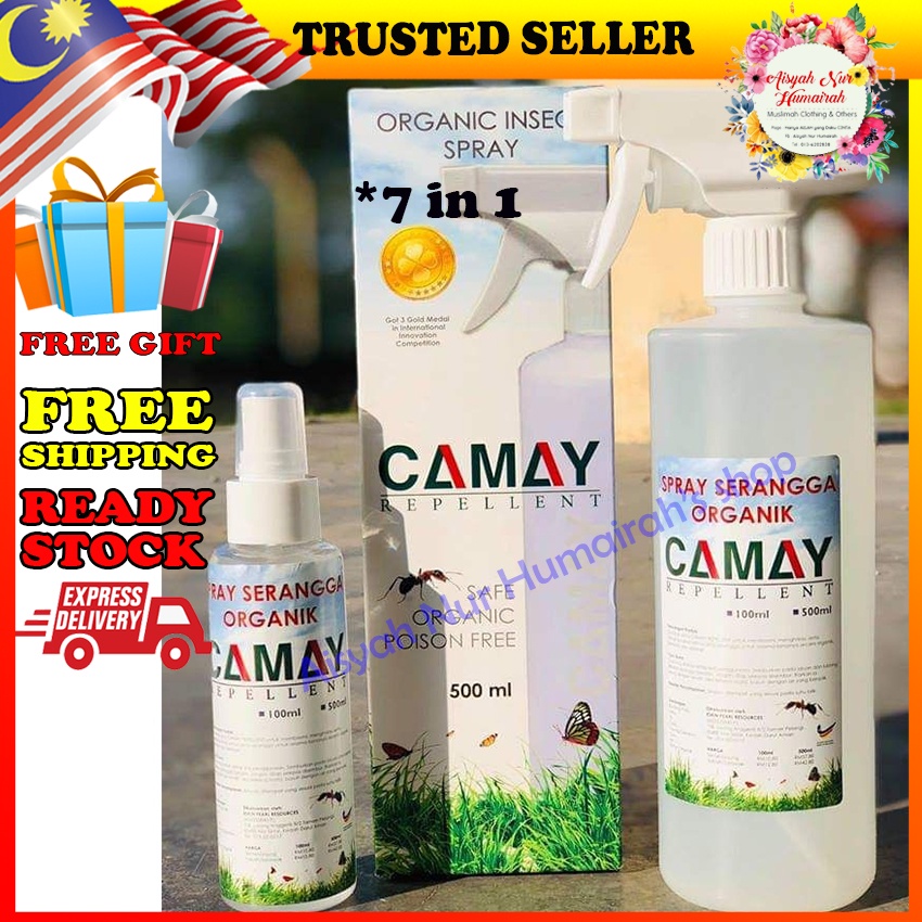 Organic Camay Repellent Insect Repellent Spray | Shopee Malaysia