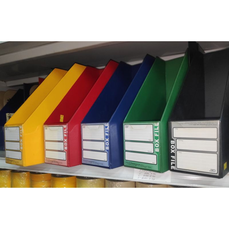 PVC Magazine Box File Case For School And Office Organiser 3" 4" 5 ...