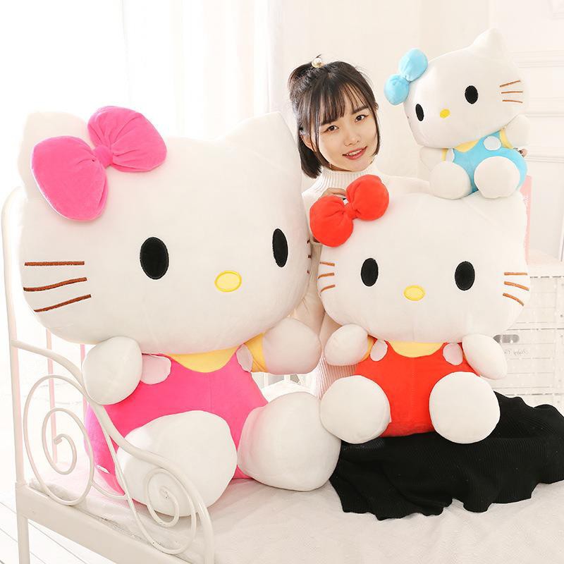 Hello Kitty TEDDY BEAR Adorable Hello Kitty Stuffed Animal 35cm ...