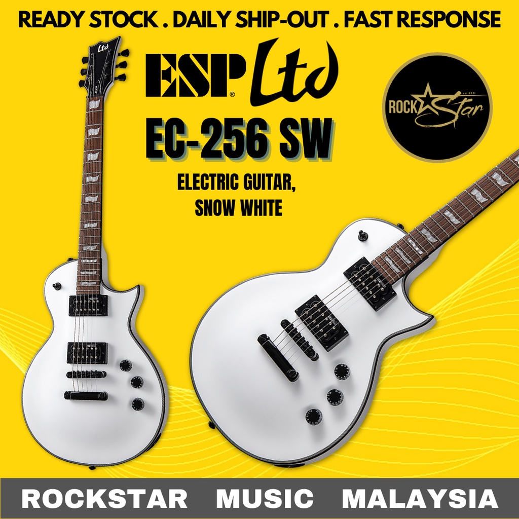 ESP LTD EC256 SW Electric Guitar Snow White (EC256SW) (EC-256 SW ...