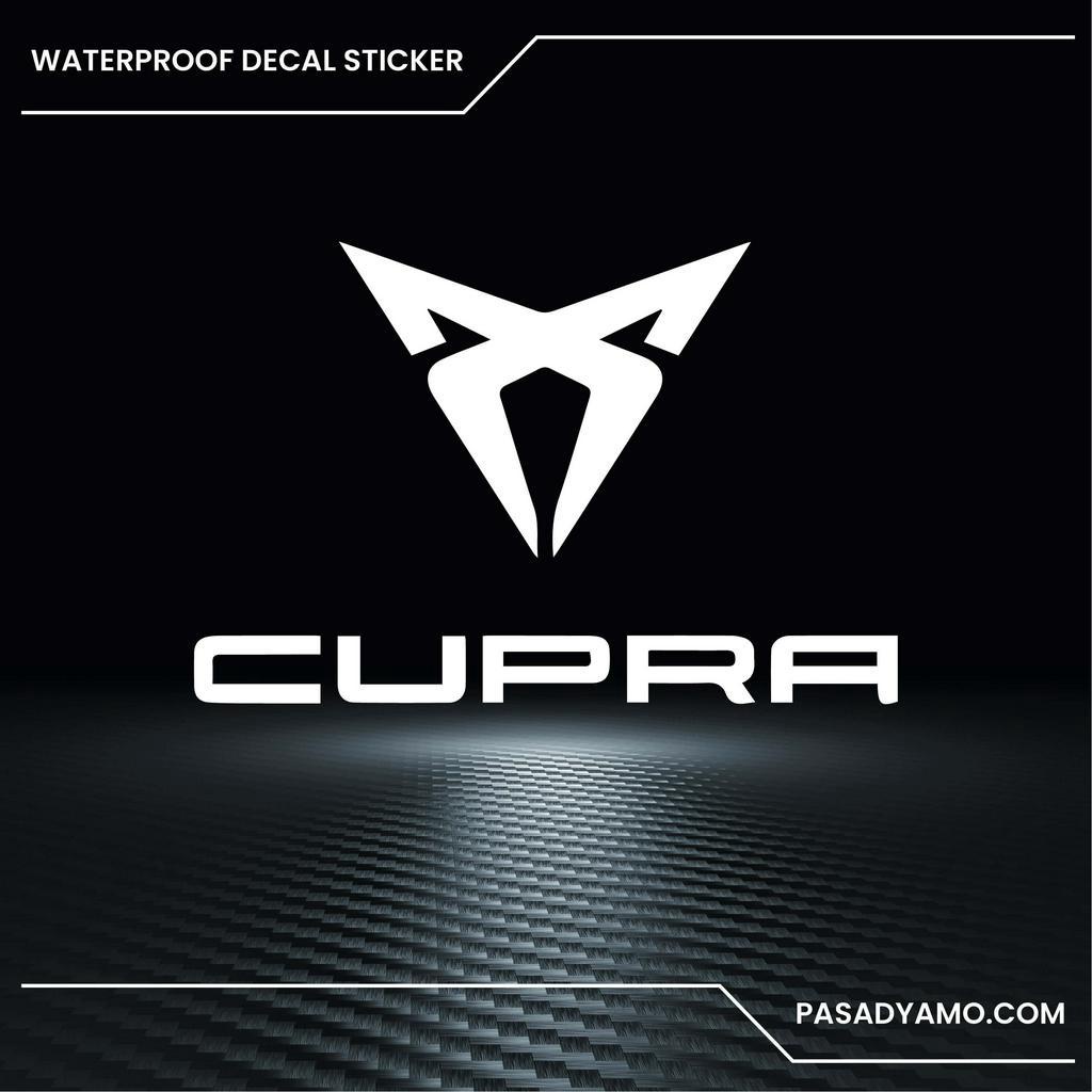 Cupra Logo Decal Sticker for Cars Motorcycles Laptops Skateboards 3 x 4 ...